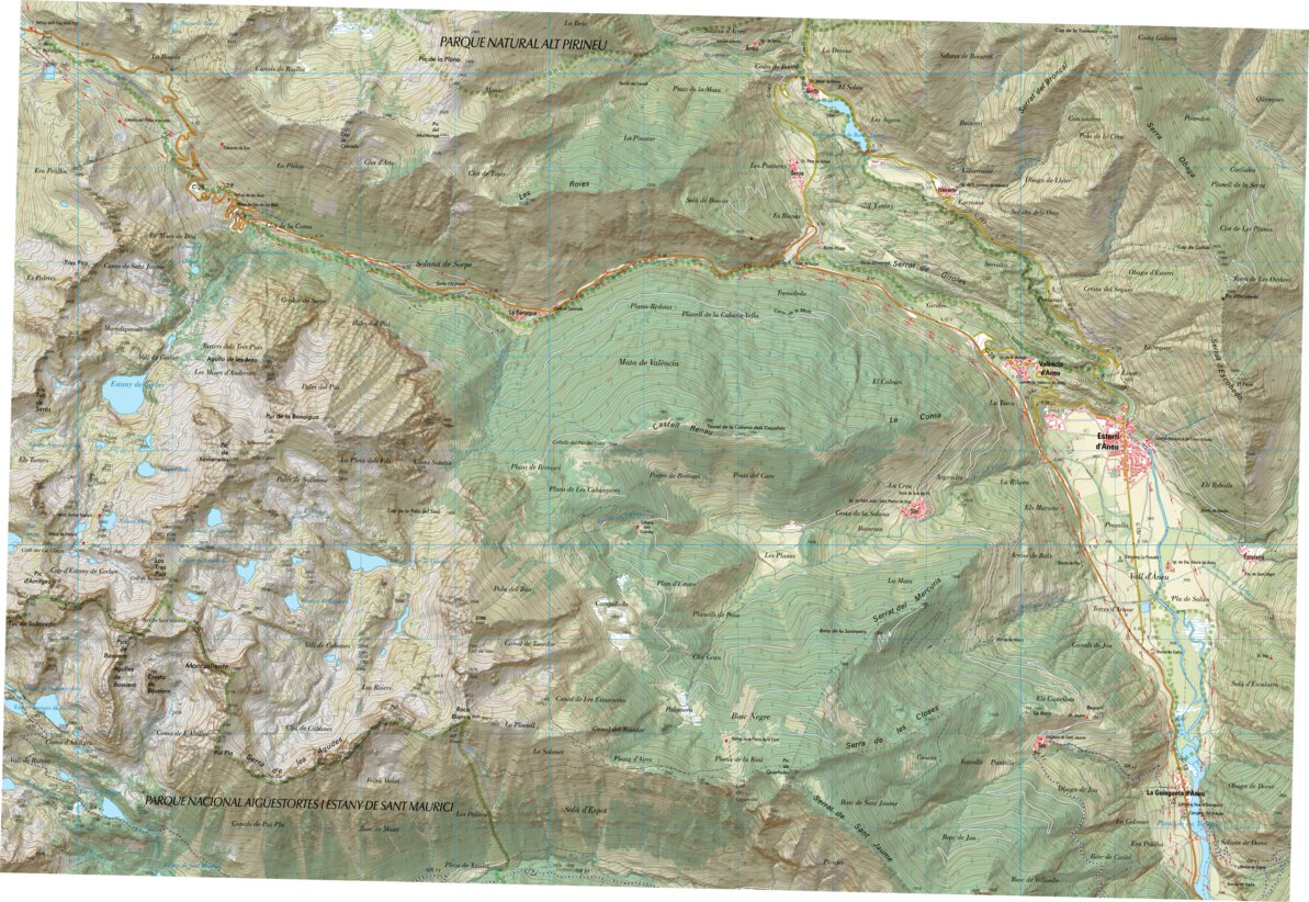 Esterri d'Àneu (0181-2) Map by Instituto Geografico Nacional de Espana ...