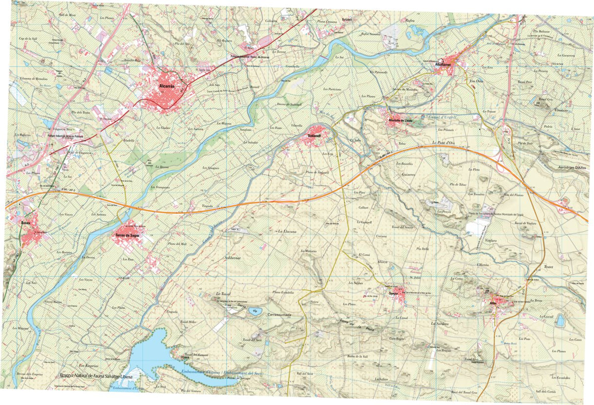 Alcarràs (0388-3) Map by Instituto Geografico Nacional de Espana ...
