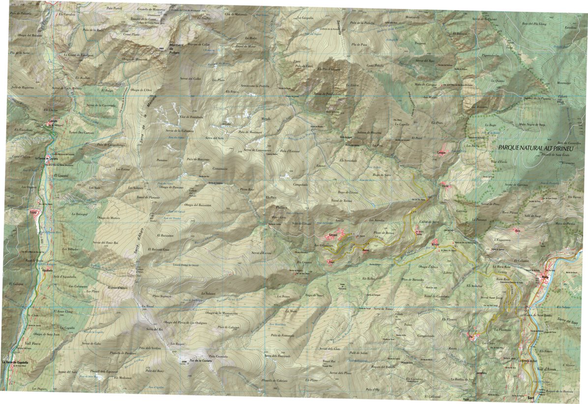 Rialp (0214-2) Map by Instituto Geografico Nacional de Espana | Avenza Maps