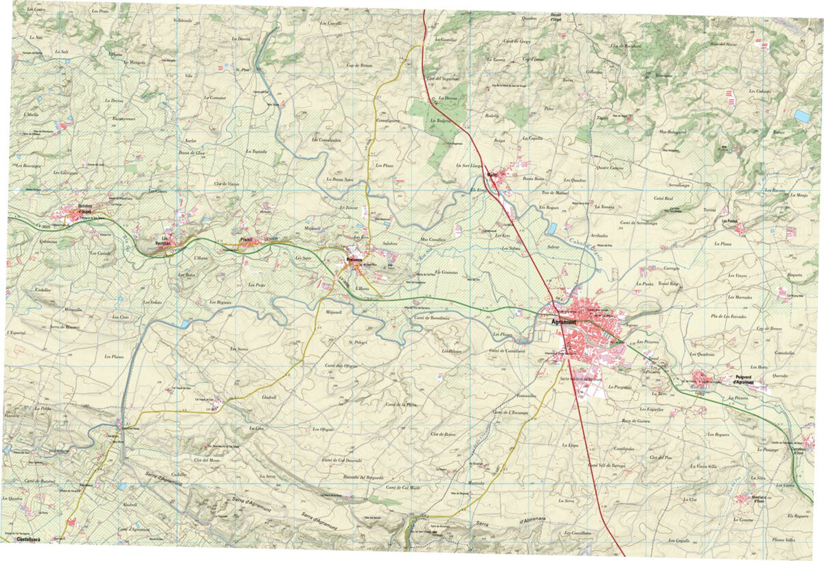 Agramunt (0360-2) Map by Instituto Geografico Nacional de Espana ...
