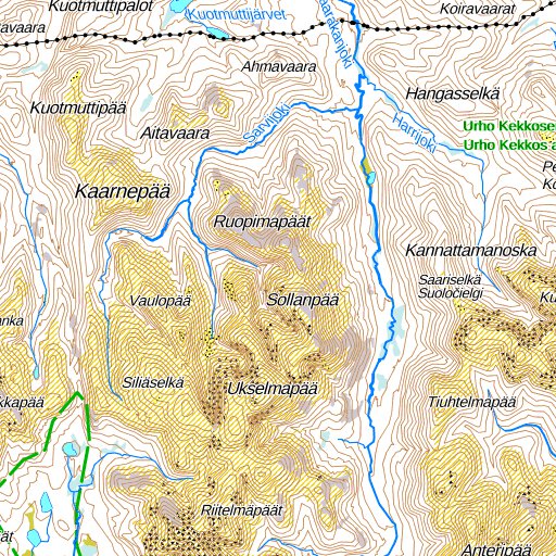 Sodankylä 1:250 000 (V5L) Map by MaanMittausLaitos | Avenza Maps
