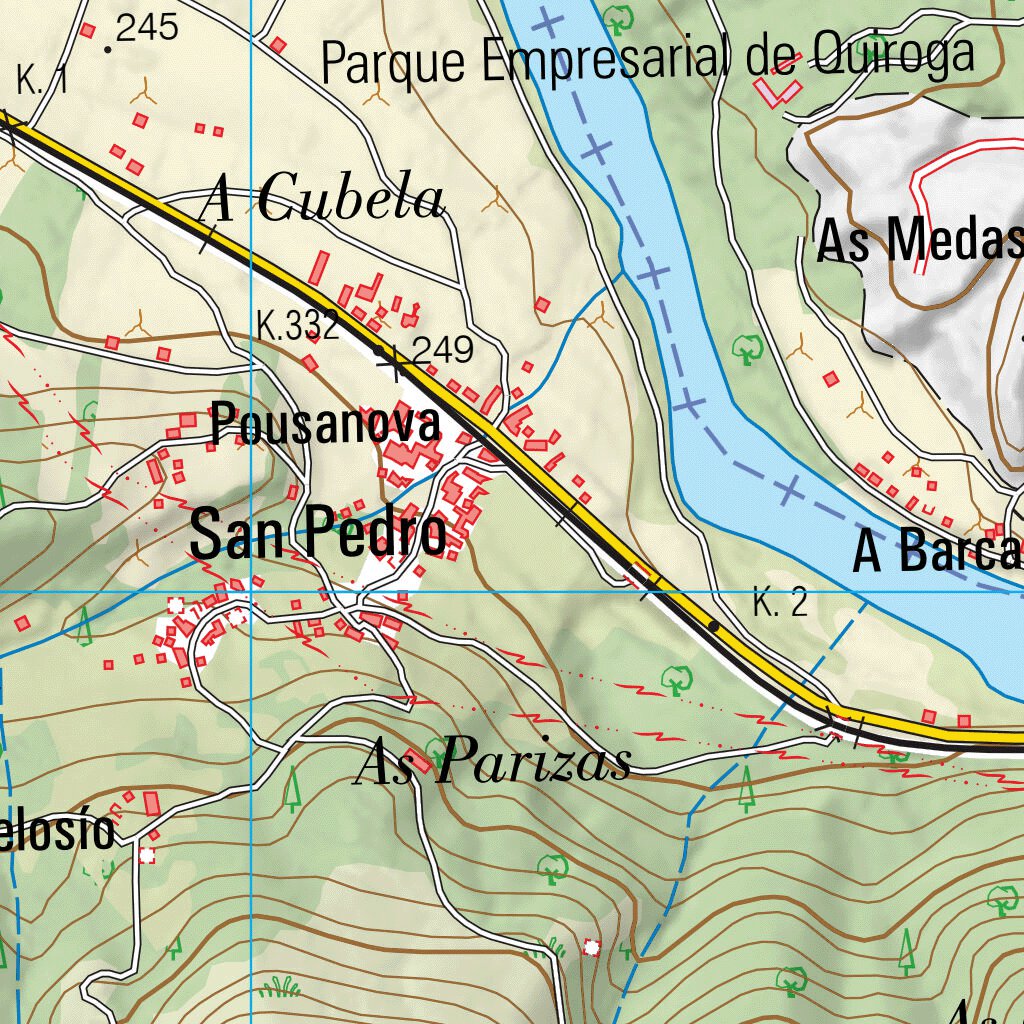 Quiroga (0189-2) Map by Instituto Geografico Nacional de Espana ...
