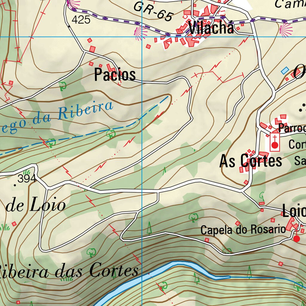 Portomarín (0123-2) Map by Instituto Geografico Nacional de Espana ...