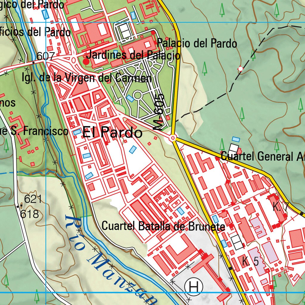 El Pardo (0534-3) Map by Instituto Geografico Nacional de Espana | Avenza Maps