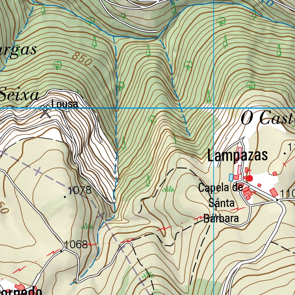Samos (0124-4) Map by Instituto Geografico Nacional de Espana | Avenza Maps