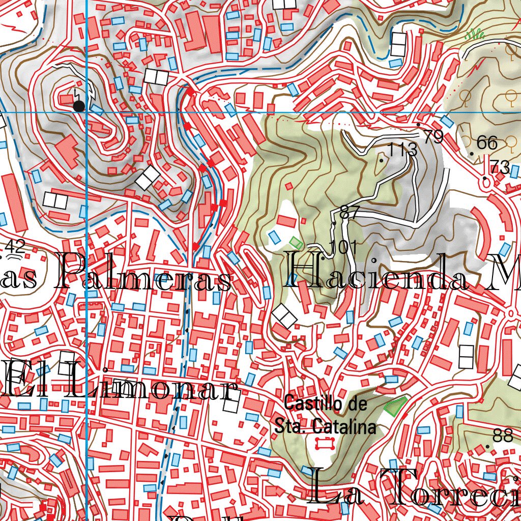 Málaga (1053-3) Map by Instituto Geografico Nacional de Espana | Avenza ...