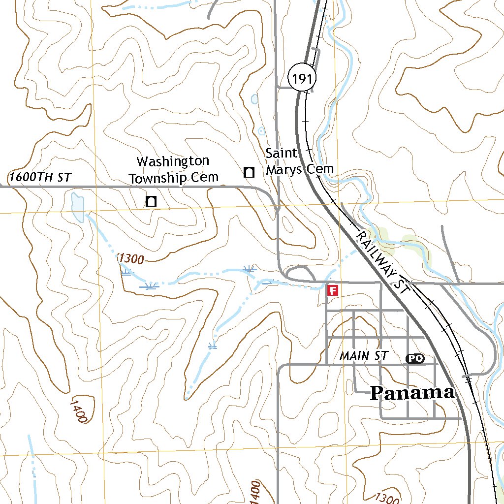 Panama, IA (2018, 24000-Scale) Map by United States Geological Survey ...