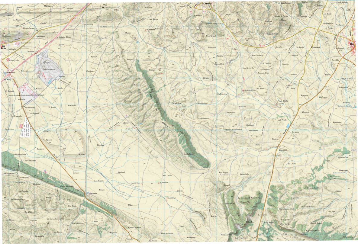 Azcona (0172-3) Map by Instituto Geografico Nacional de Espana | Avenza ...