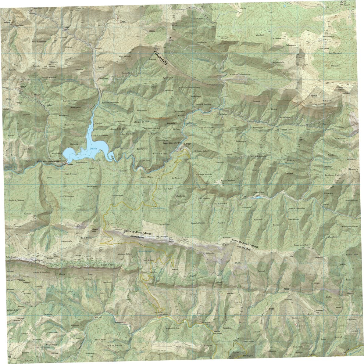 Irati (0117-1) Map by Instituto Geografico Nacional de Espana | Avenza Maps
