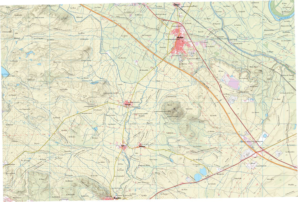 Mallén (0321-3) Map by Instituto Geografico Nacional de Espana | Avenza ...