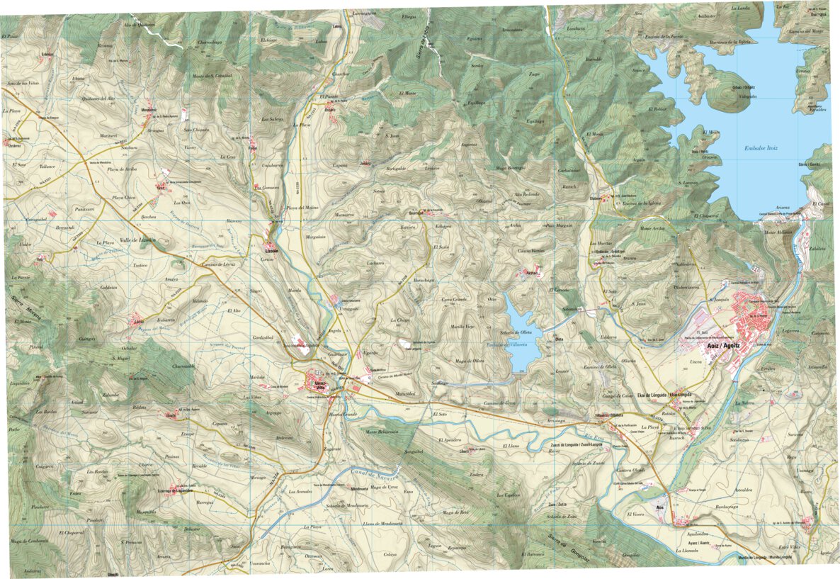 Aoiz/Agoitz (0142-1) Map by Instituto Geografico Nacional de Espana ...
