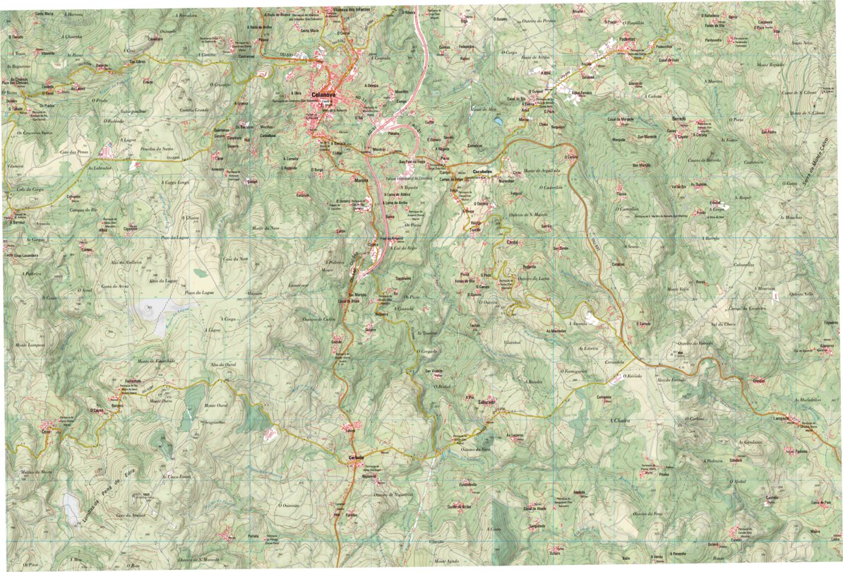 Celanova (0263-2) Map by Instituto Geografico Nacional de Espana ...