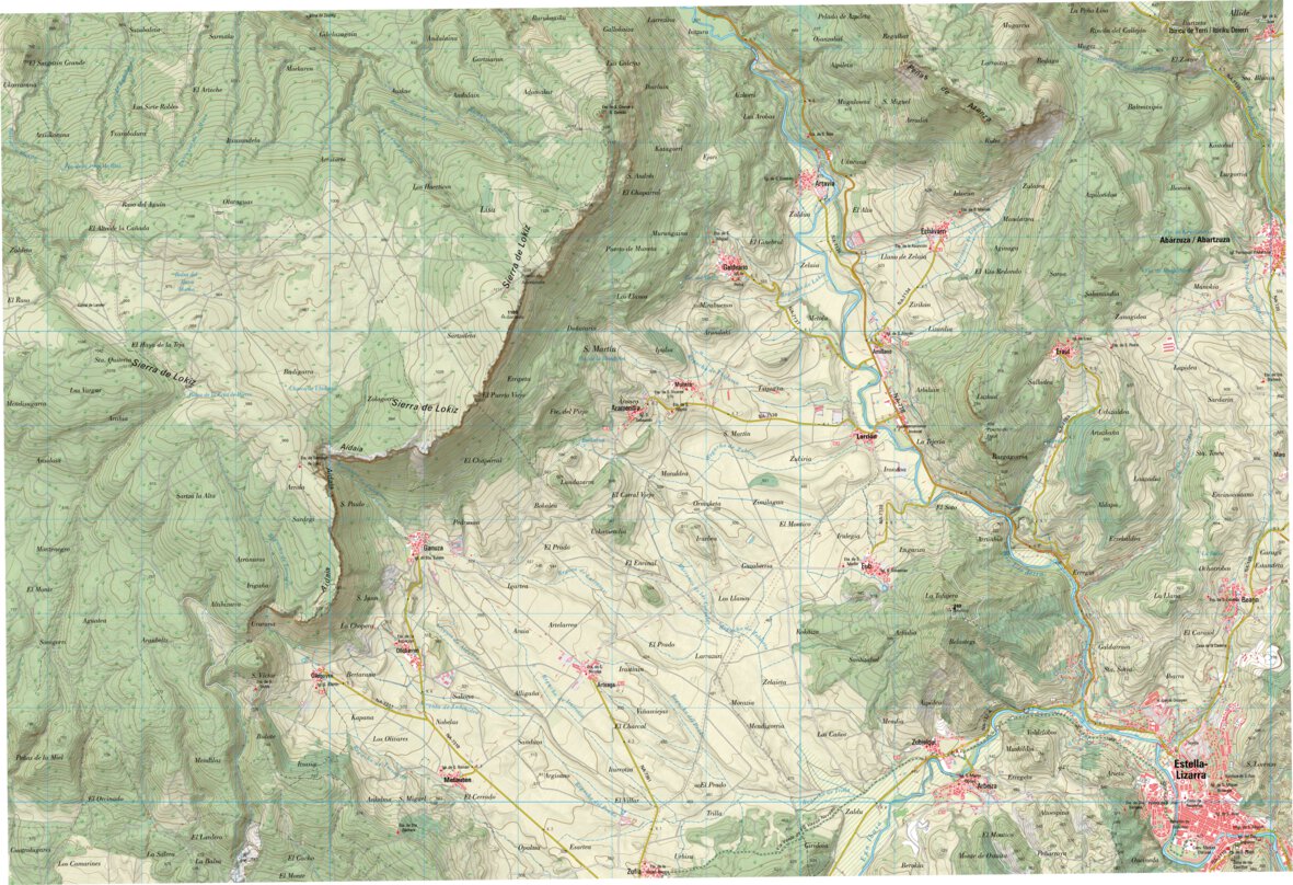 Estella/Lizarra (0140-3) Map by Instituto Geografico Nacional de Espana ...