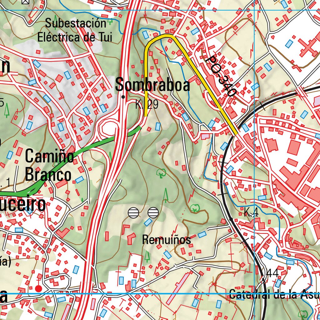 Tui (0261-4) Map by Instituto Geografico Nacional de Espana | Avenza Maps