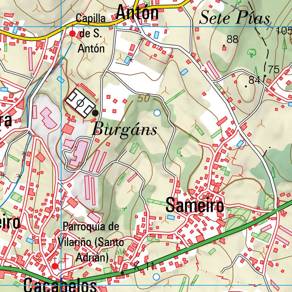 Cambados (0152-3) Map by Instituto Geografico Nacional de Espana ...
