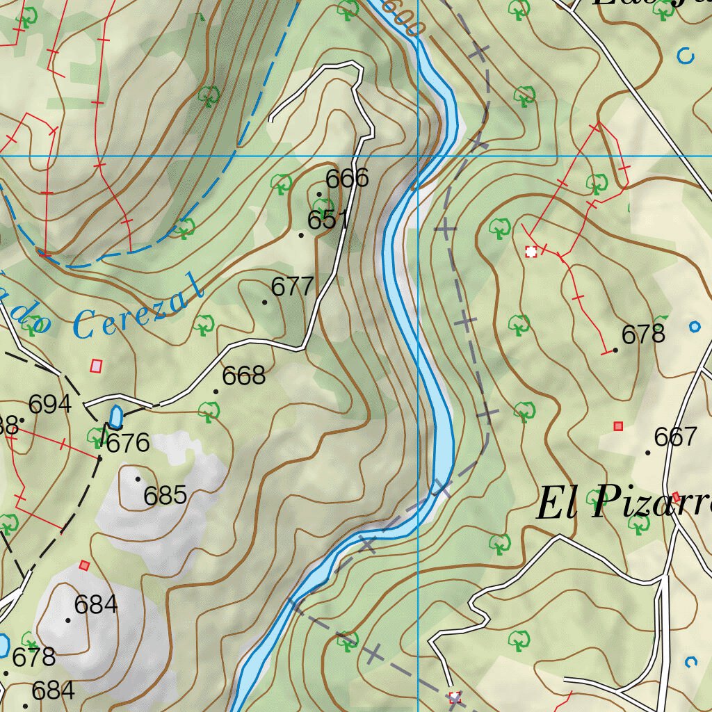 Cabeza del Caballo (0449-2) Map by Instituto Geografico Nacional de ...