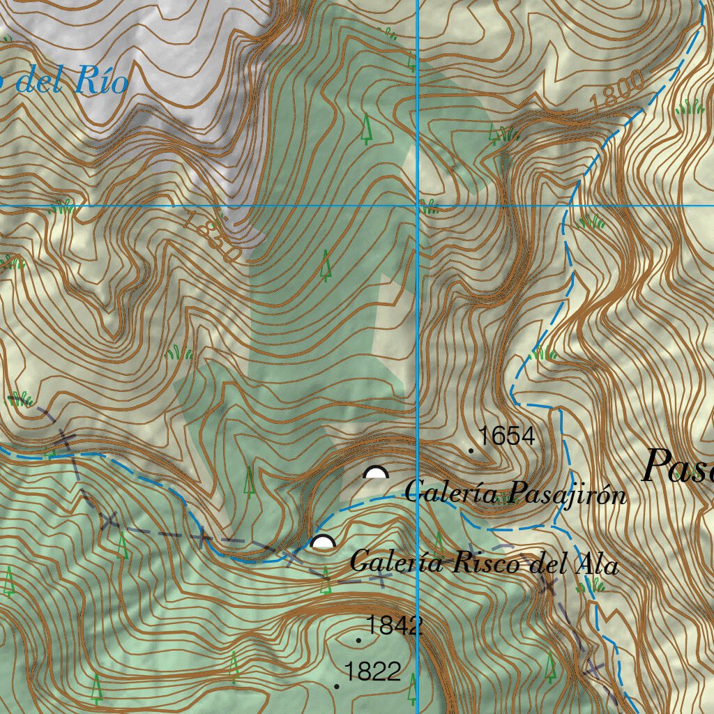 Las Nieves (1096-2/1097-1) Map by Instituto Geografico Nacional de ...