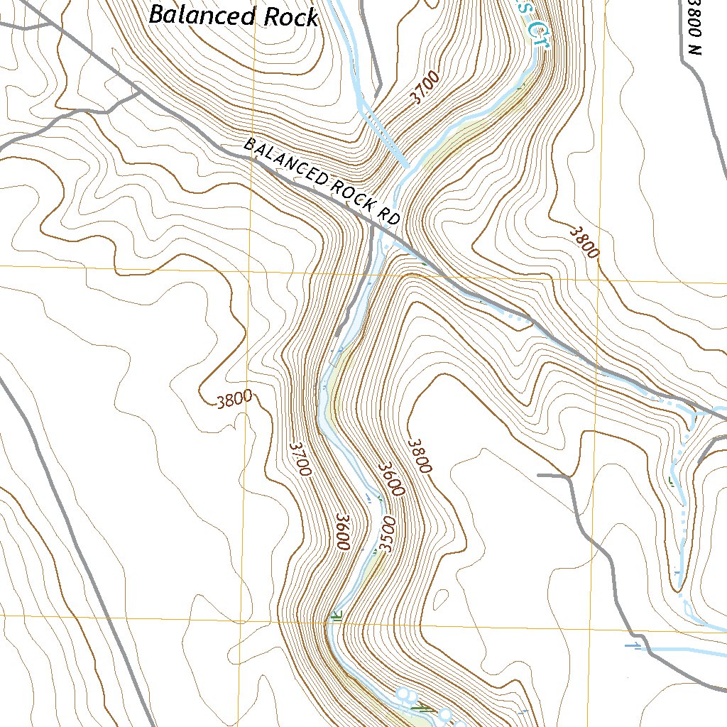 Balanced Rock, ID (2020, 24000-Scale) Map by United States Geological ...