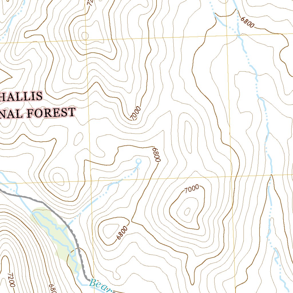 Miller Peak, ID (2020, 24000-Scale) Map by United States Geological ...
