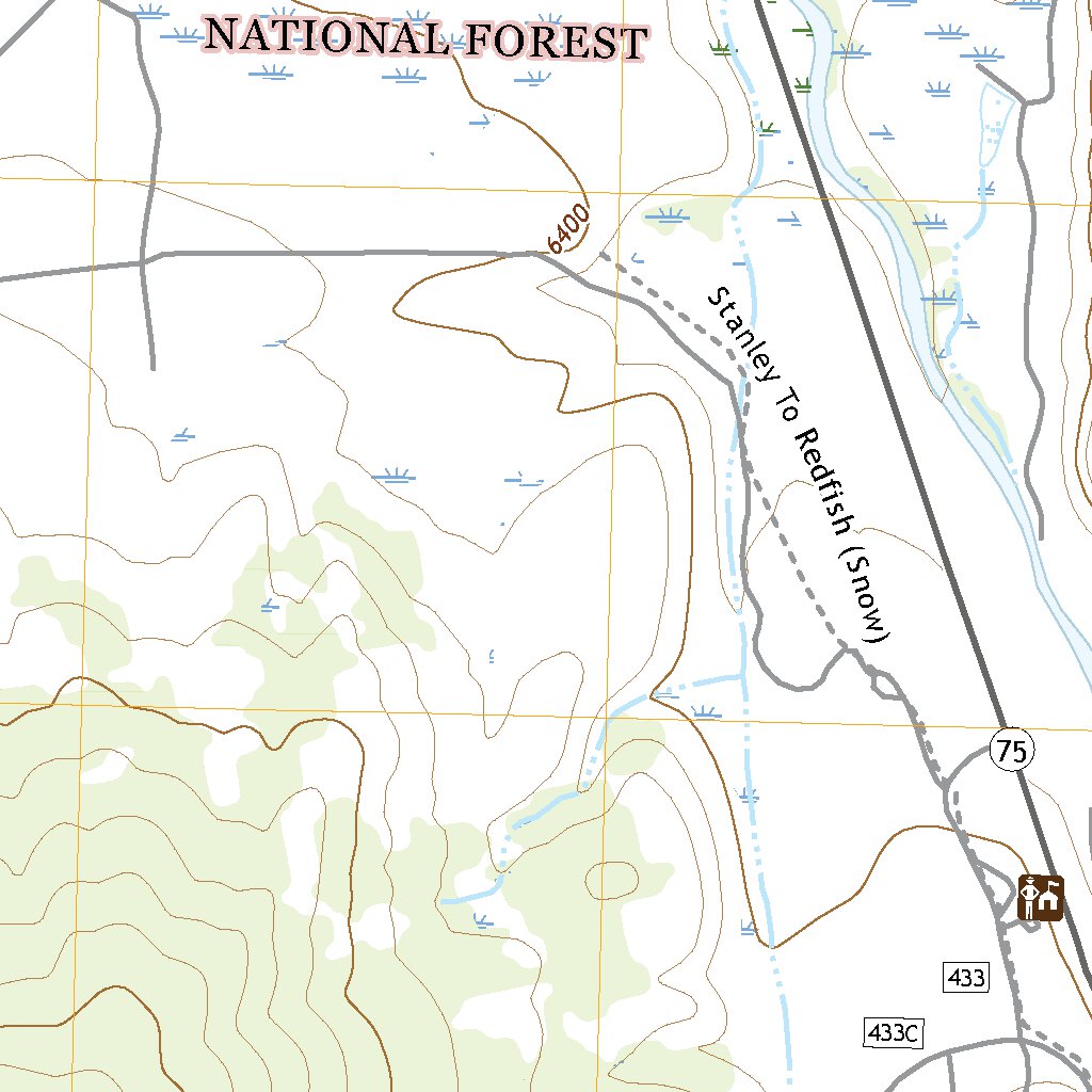 Stanley, ID (2020, 24000-Scale) Map by United States Geological Survey ...