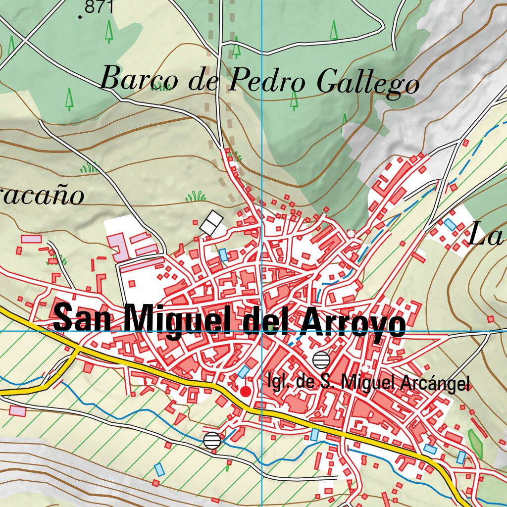 San Miguel del Arroyo (0401-1) Map by Instituto Geografico Nacional de ...