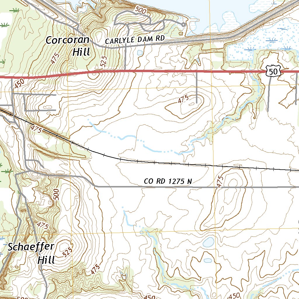 Carlyle, IL (2021, 24000-Scale) Map by United States Geological Survey ...