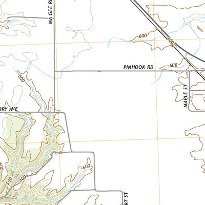 Oakford, IL (2021, 24000-Scale) Map by United States Geological Survey ...