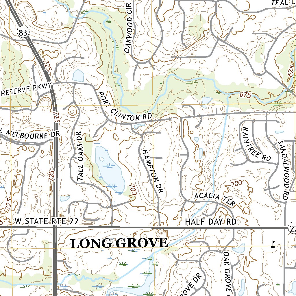 Wheeling, IL (2021, 24000-Scale) Map by United States Geological Survey ...