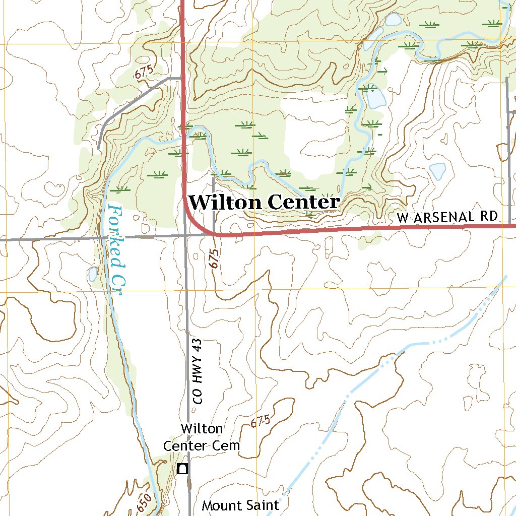 Wilton Center, IL (2021, 24000-Scale) Map by United States Geological ...