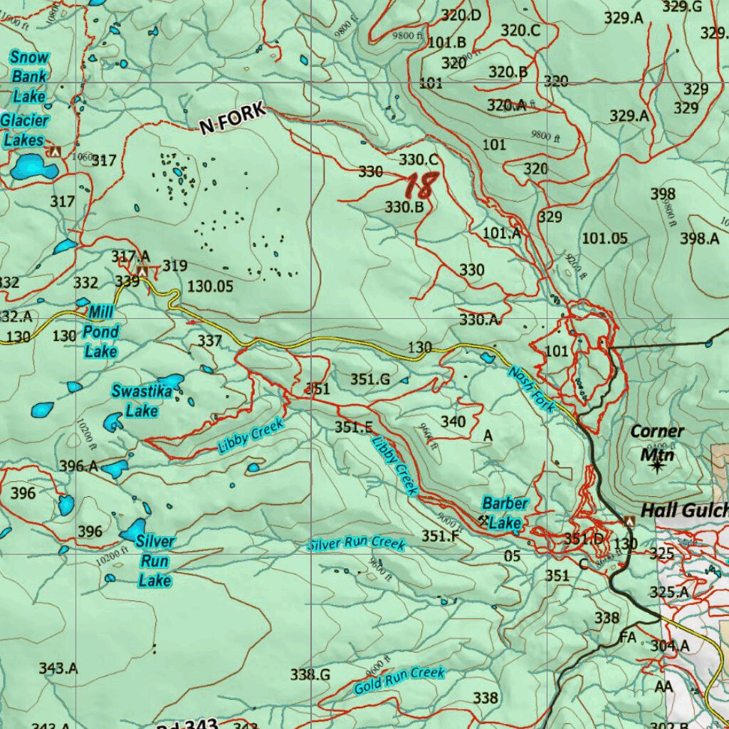 Bighorn Sheep Unit 18 Map by Wyoming HuntData LLC | Avenza Maps