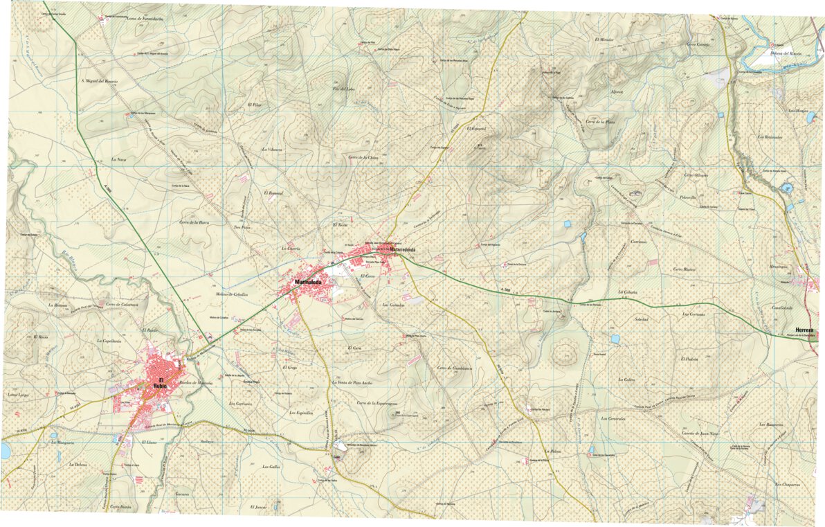 El Rubio (0987-4) Map by Instituto Geografico Nacional de Espana ...