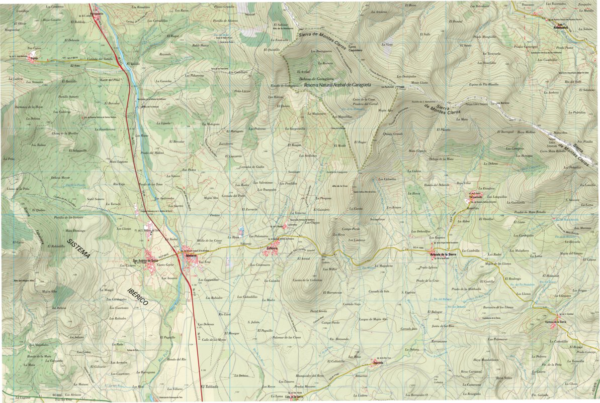Almarza (0318-1) Map by Instituto Geografico Nacional de Espana ...
