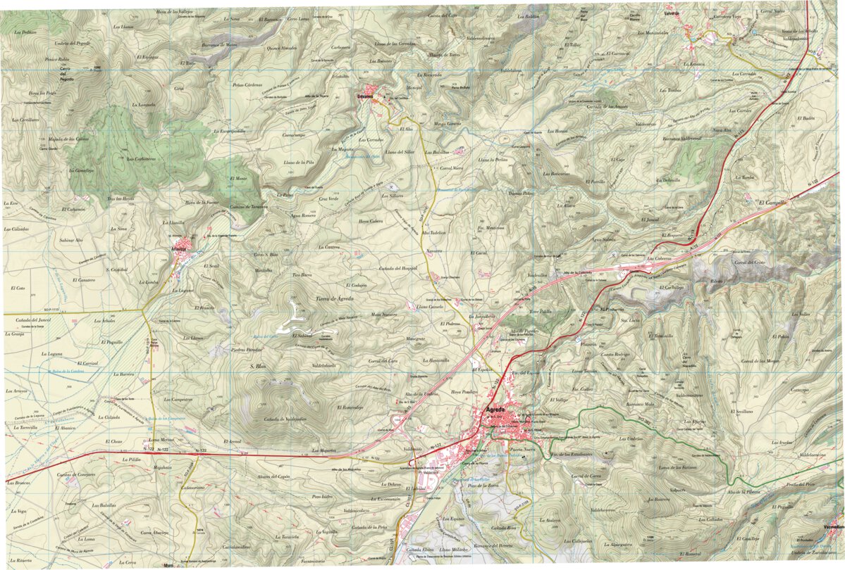 Ágreda (0319-4) Map by Instituto Geografico Nacional de Espana | Avenza ...