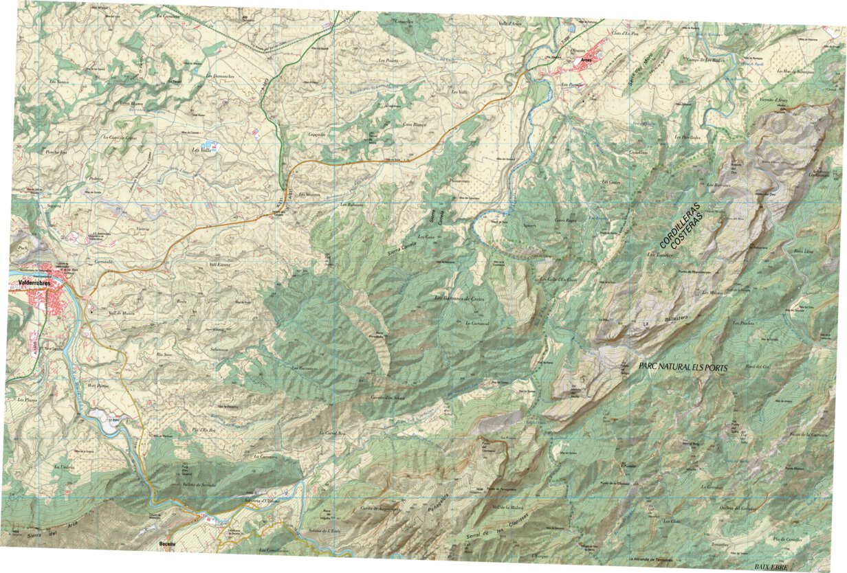 Valderrobres (0496-3) Map by Instituto Geografico Nacional de Espana ...