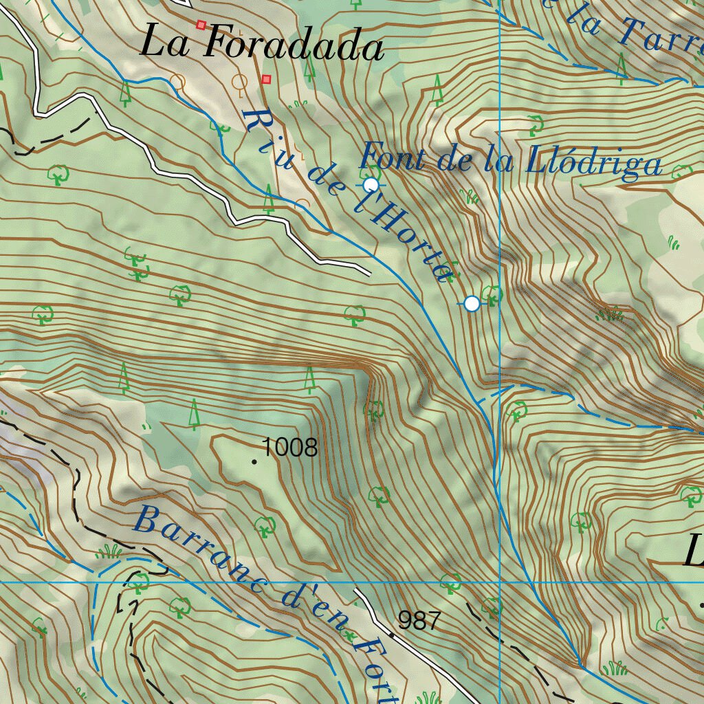 Prades (0445-2) Map by Instituto Geografico Nacional de Espana | Avenza ...
