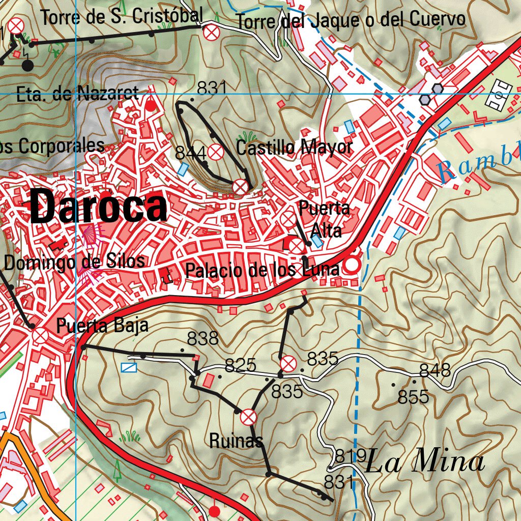 Daroca (0465-1) Map by Instituto Geografico Nacional de Espana | Avenza ...