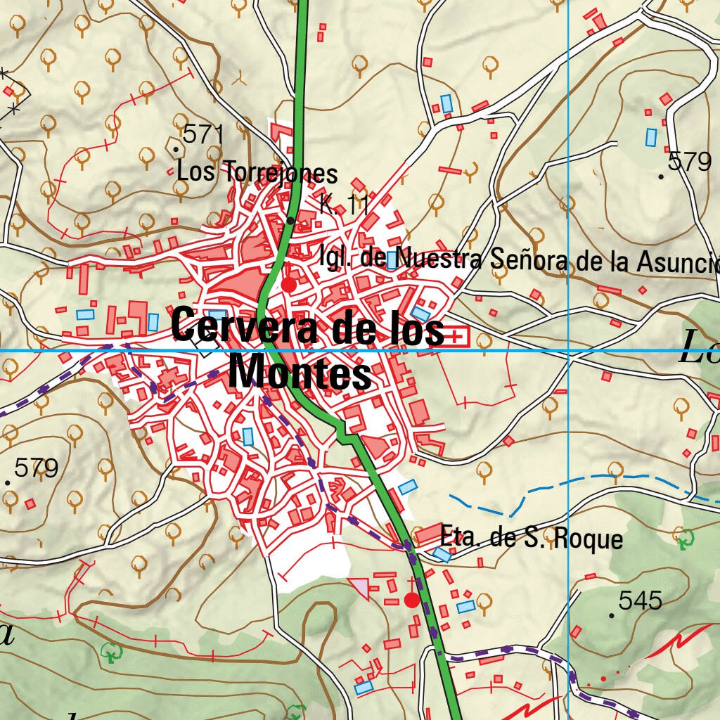 Cervera de los Montes (0602-3) Map by Instituto Geografico Nacional de ...