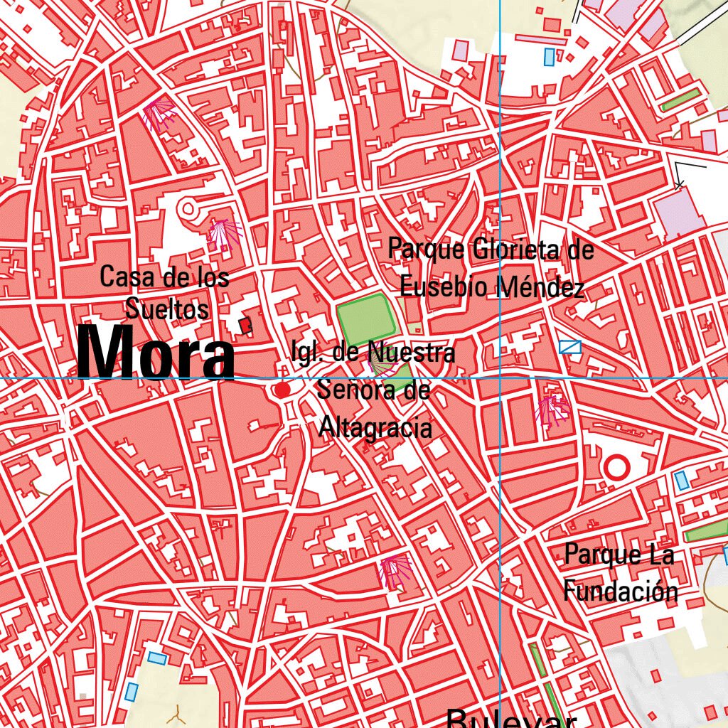Mora (0658-3) Map by Instituto Geografico Nacional de Espana | Avenza Maps