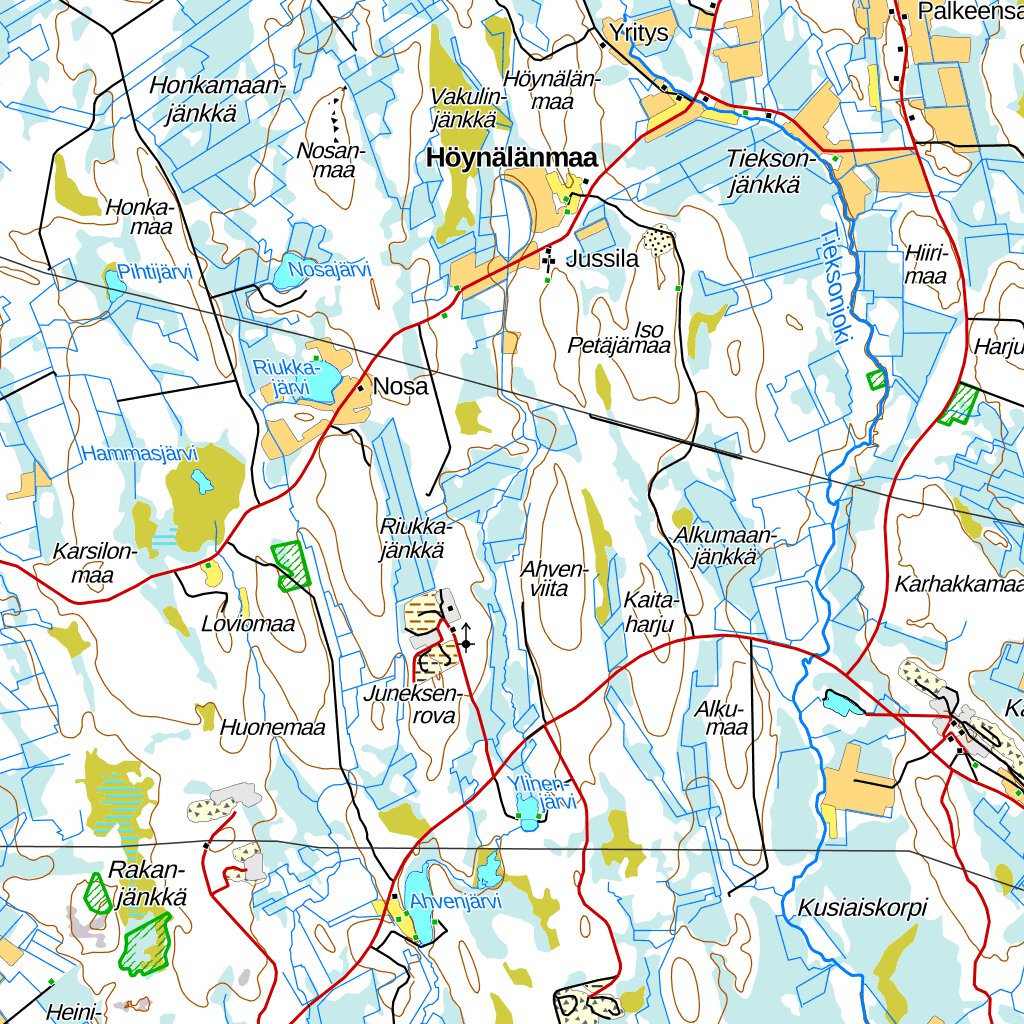 Tornio 1:100 000 (S42R) Map by MaanMittausLaitos | Avenza Maps