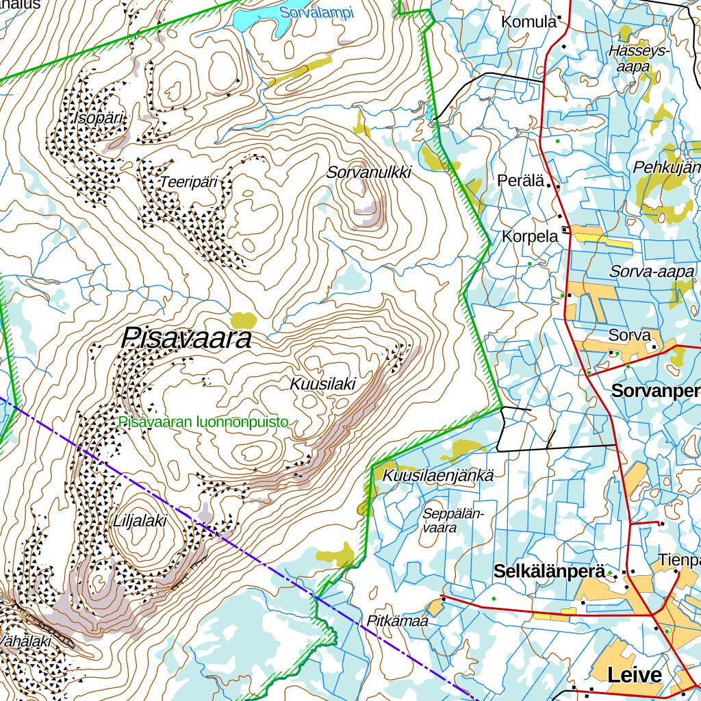 Rovaniemi 1:100 000 (T43L) Map by MaanMittausLaitos | Avenza Maps