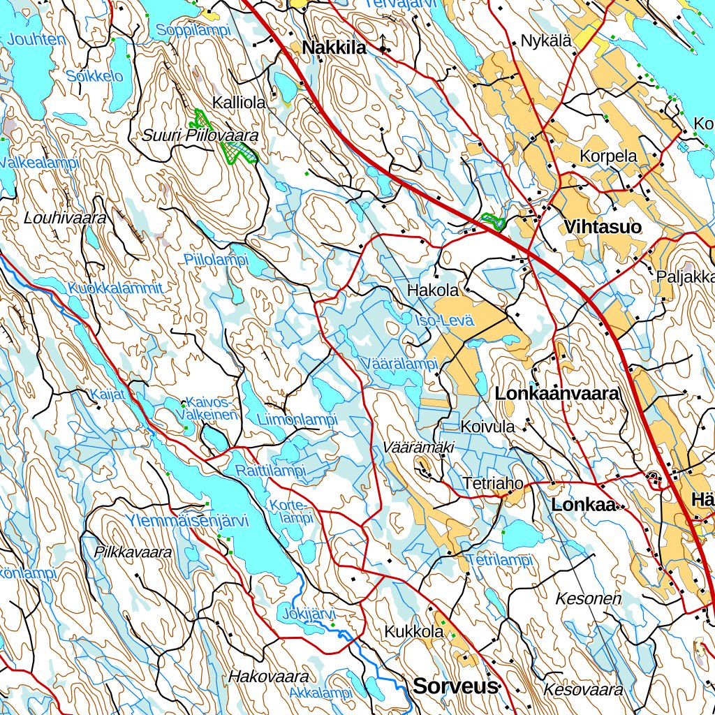 Juuka 1 100 000 P54L Map By MaanMittausLaitos Avenza Maps Juuka 1 100 000 P54L Map By MaanMittausLaitos Avenza Maps