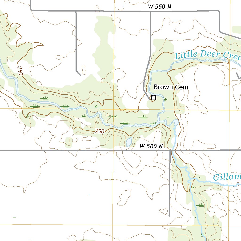 Young America, IN (2019, 24000-Scale) Map by United States Geological ...