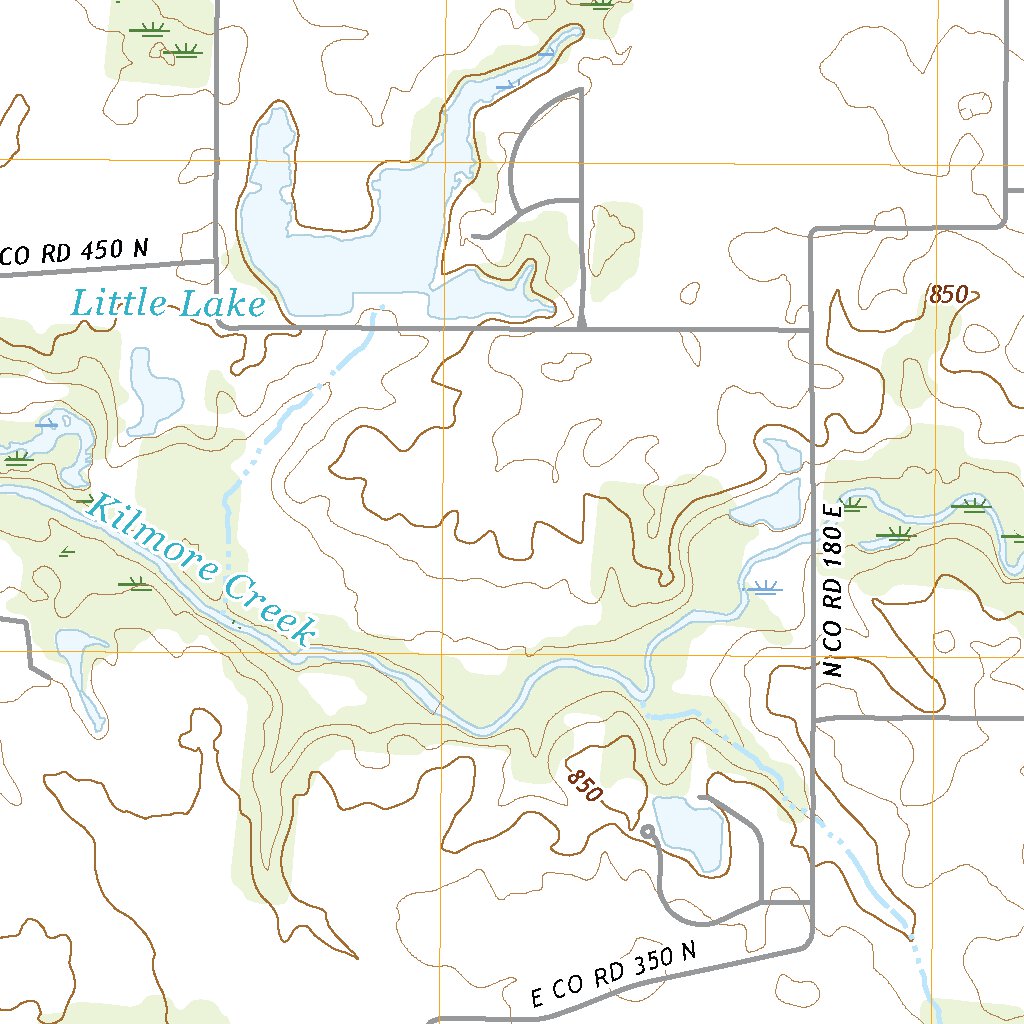 Michigantown, IN (2019, 24000-Scale) Map by United States Geological ...