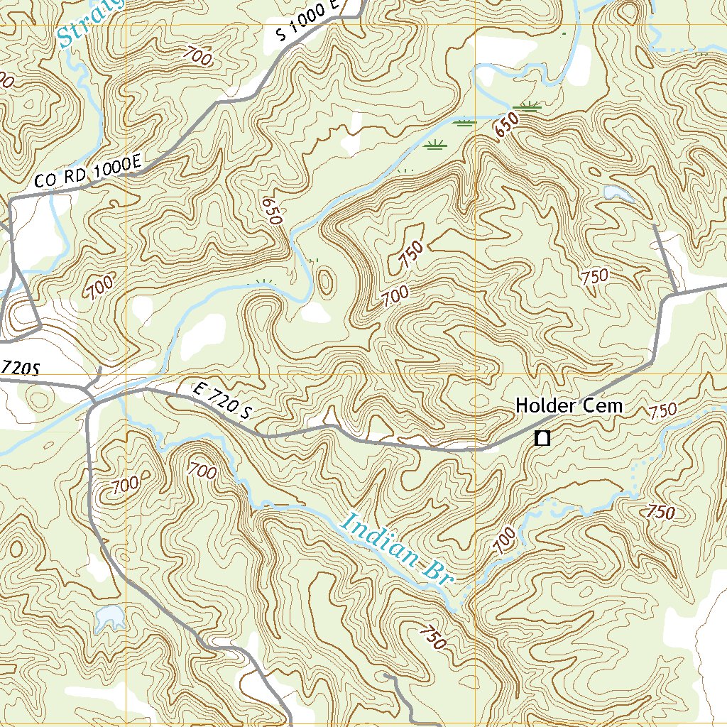 Mansfield, IN (2019, 24000-Scale) Map by United States Geological ...
