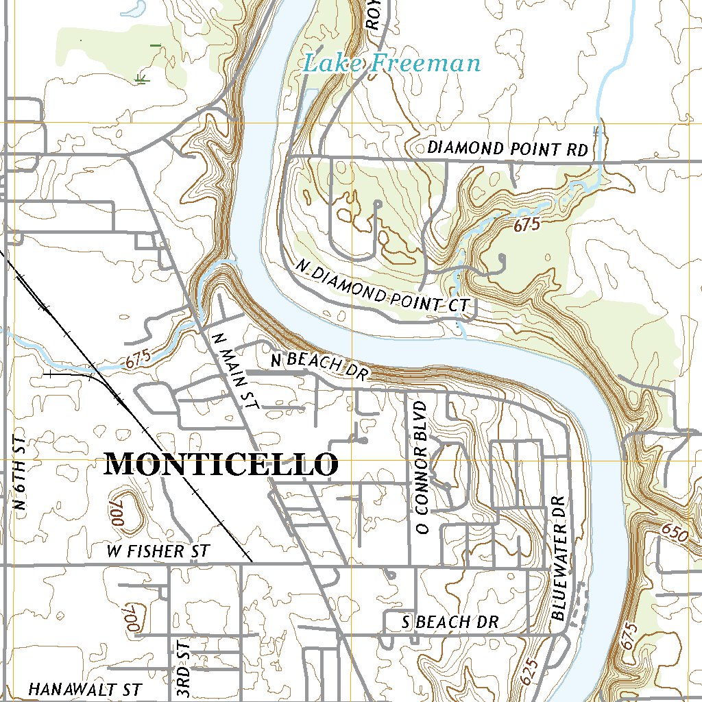 Monticello North, IN (2019, 24000-Scale) Map by United States ...