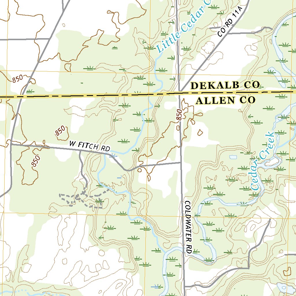 Garrett, IN (2019, 24000-Scale) Map by United States Geological Survey ...