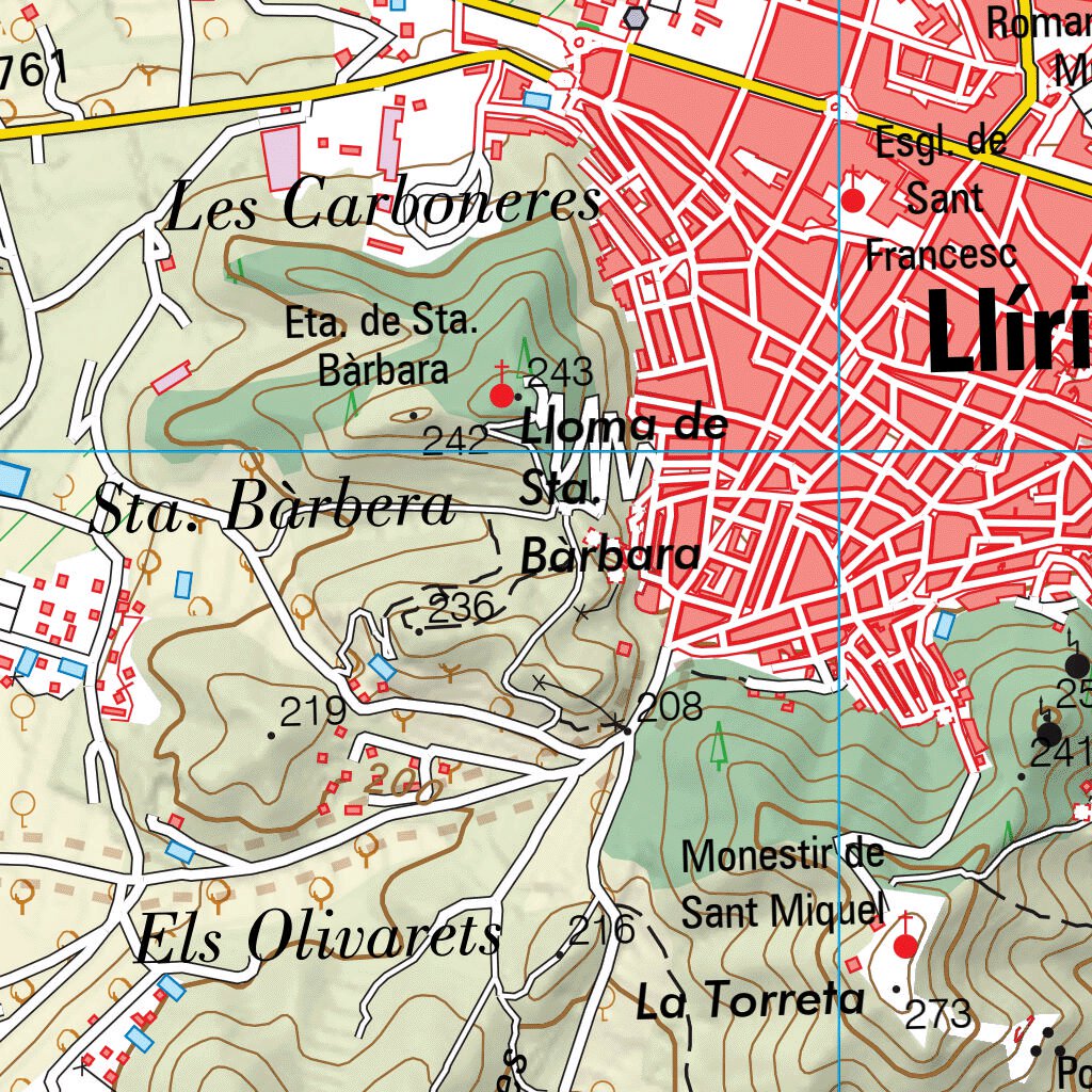 Llíria (0695-2) Map by Instituto Geografico Nacional de Espana | Avenza ...