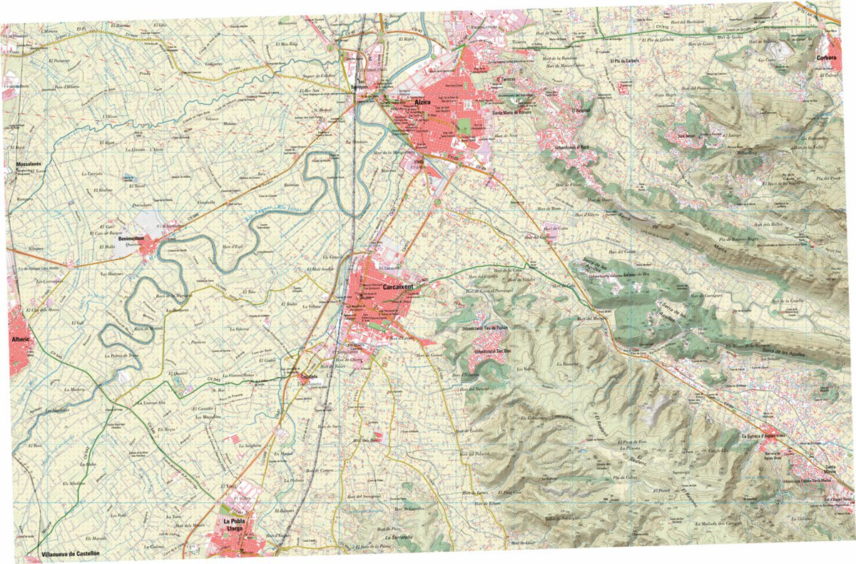 Alzira (0770-1) Map by Instituto Geografico Nacional de Espana | Avenza ...