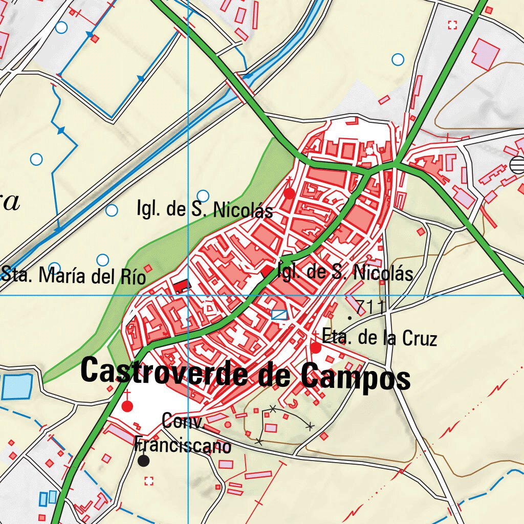Castroverde de Campos (0309-2) Map by Instituto Geografico Nacional de ...