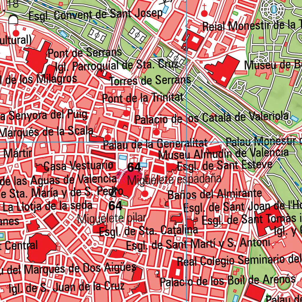 Valencia (0722-1) Map by Instituto Geografico Nacional de Espana ...